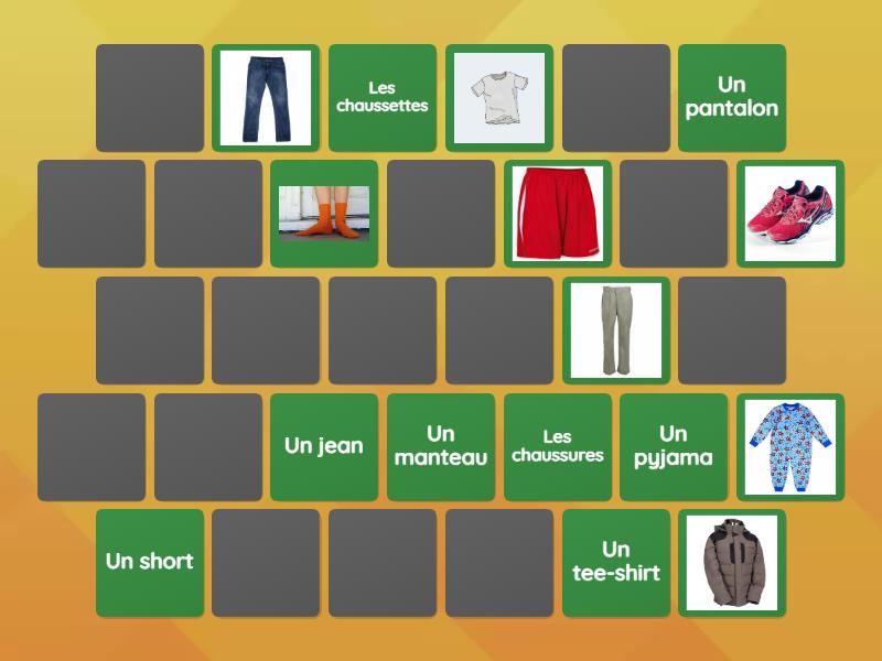 Les vetements - Matching pairs