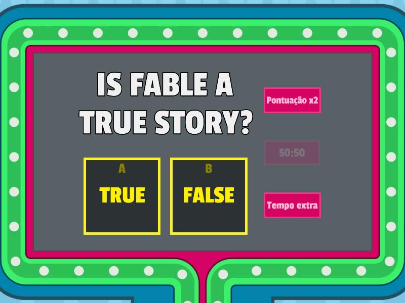 FABLE THE BOY WHO CRIED WOLF - Game show de TV