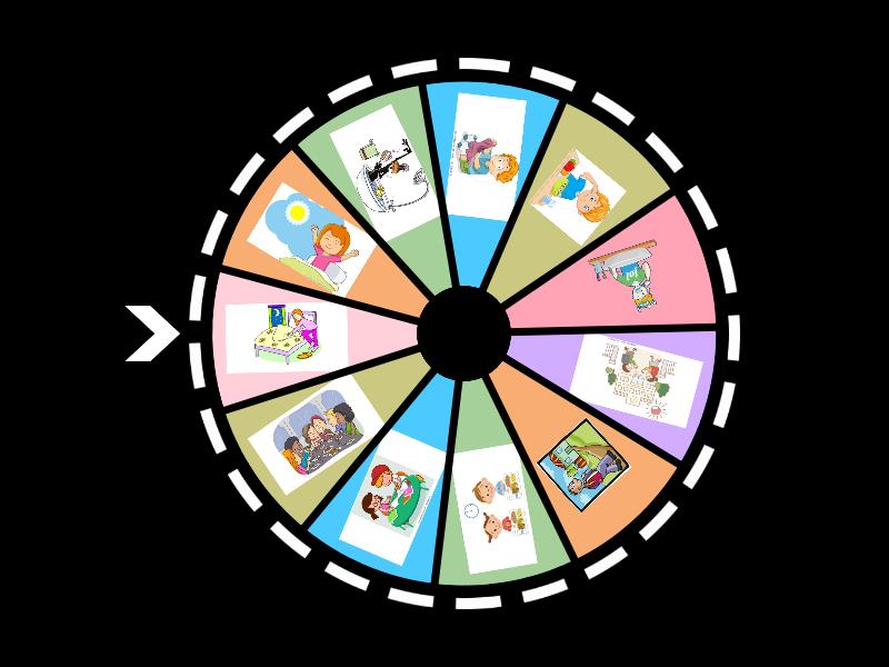 daily routine - Spin the wheel