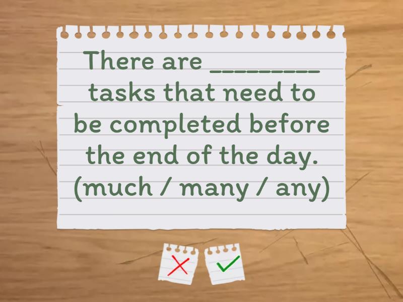 Determiners Practice - Flash cards