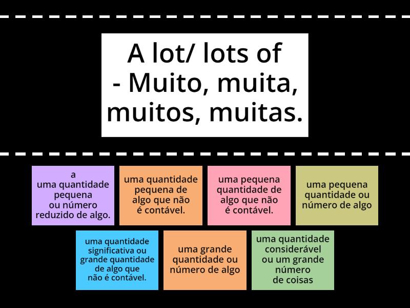 Quantifiers - definition PTBR - Find the match