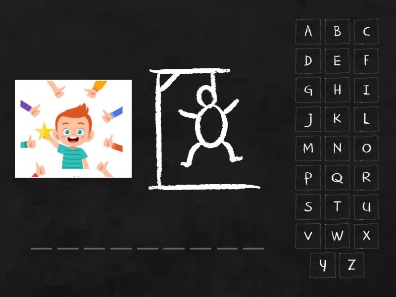 VOCABULARY UNIT 9 - Hangman