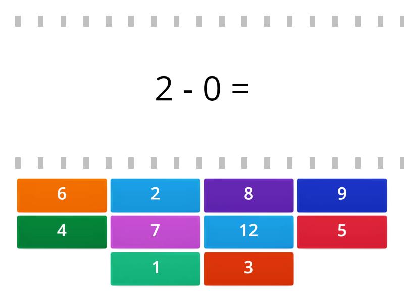 ADUNARI SI SCADERI 0-20 - Găsește perechea