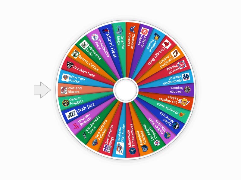 NBA 2022-2023 Team Wheel - Spin the wheel