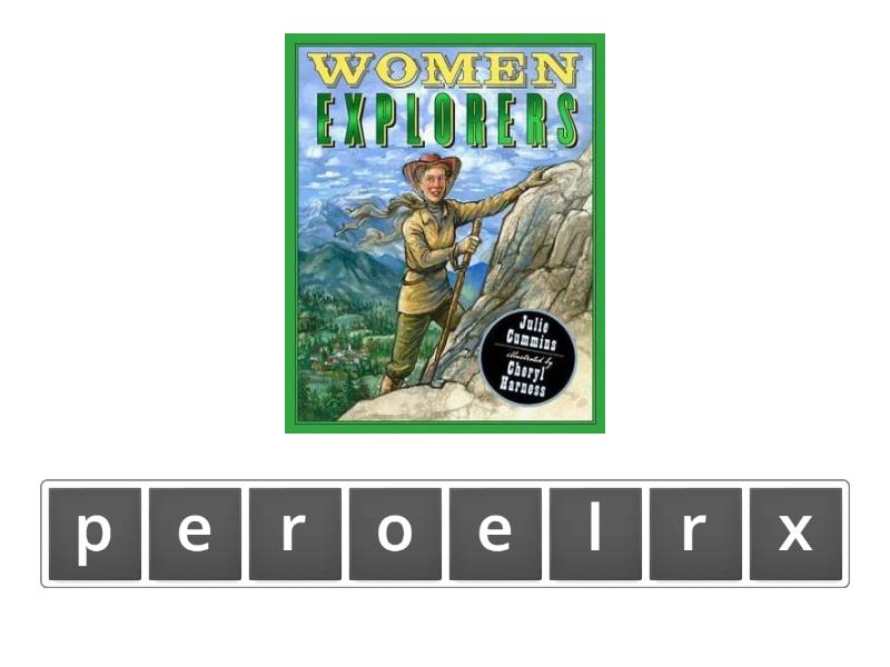 Meet the explorers vocab - Anagram