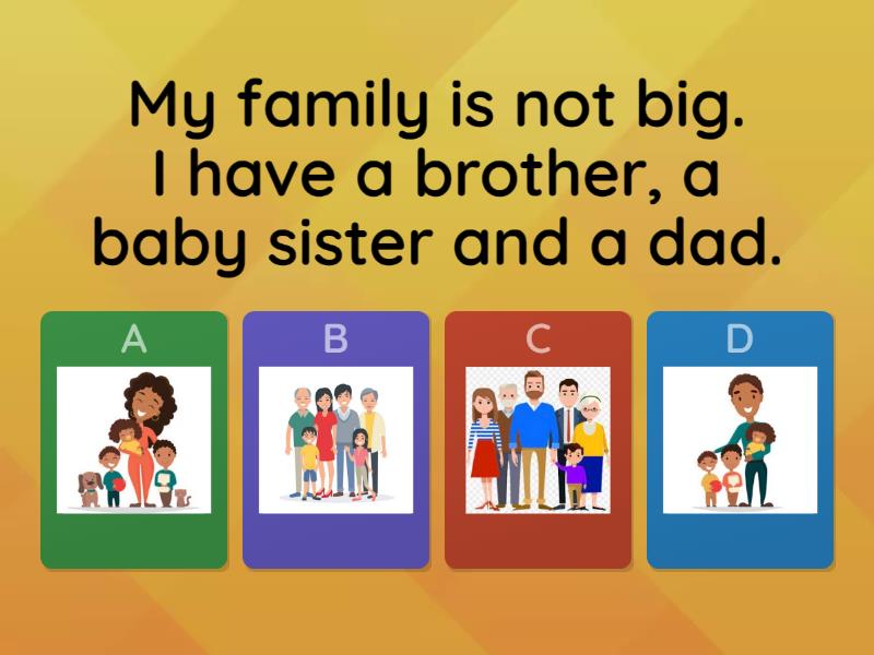 Families Matching - Quiz