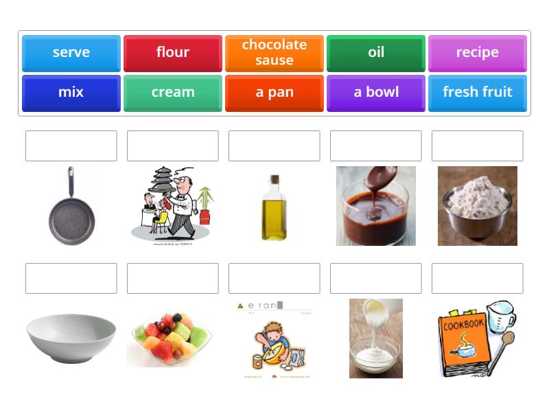 Prepare 2 Unit 2 Food - Match up