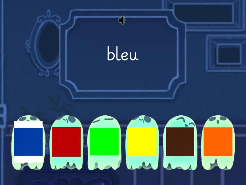 French Colours Prep - Find the match