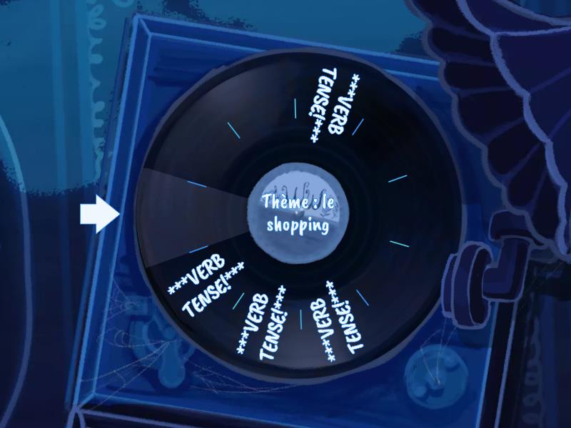 Le shopping (juste questions audio) - Random wheel