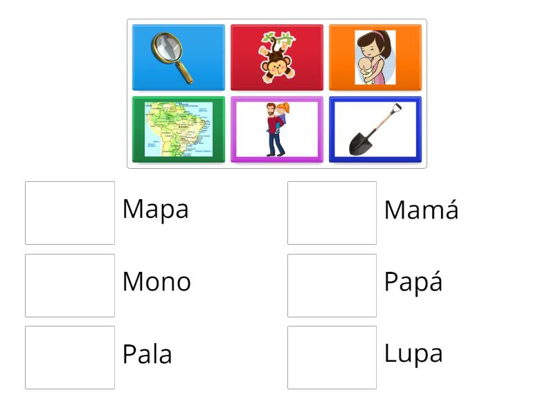 Conecta las Palabras - Match up