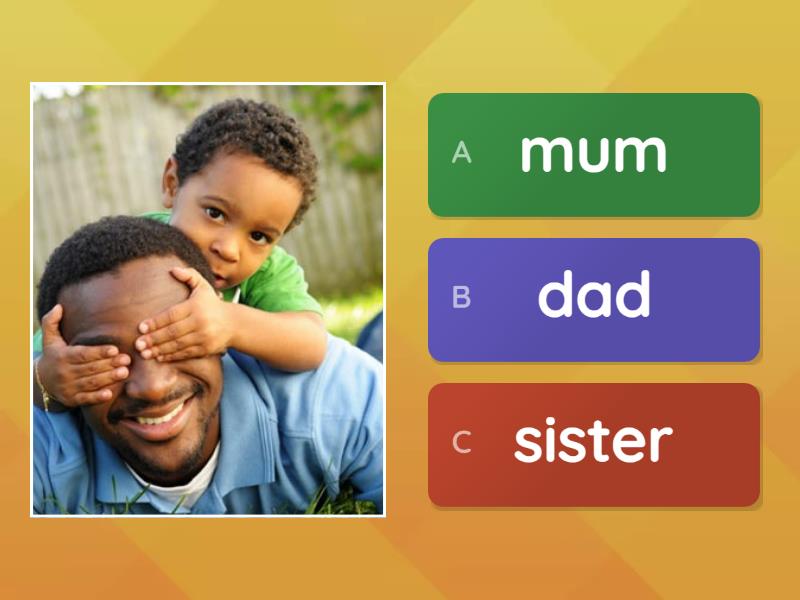 Flash 4. Unit 2. Family members - Quiz