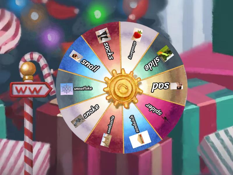 Phonics S - Random wheel