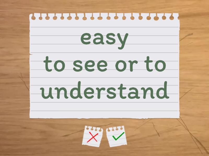Detective Vocabulary I (advanced: English - English) - Flash cards