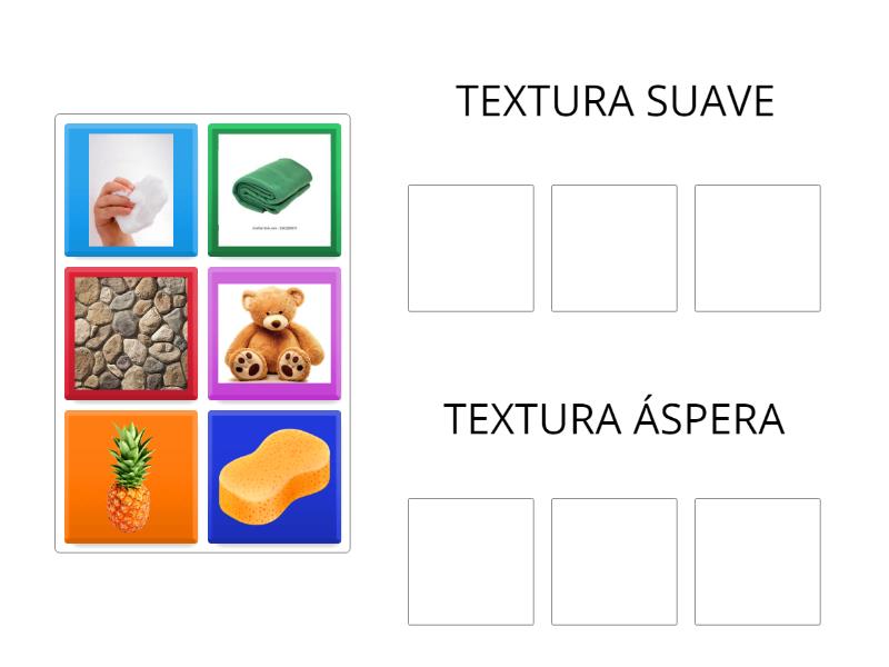 IDENTIFICAR LAS TEXTURAS - Group sort