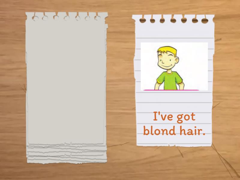 Appearance + have got+has got - Speaking cards