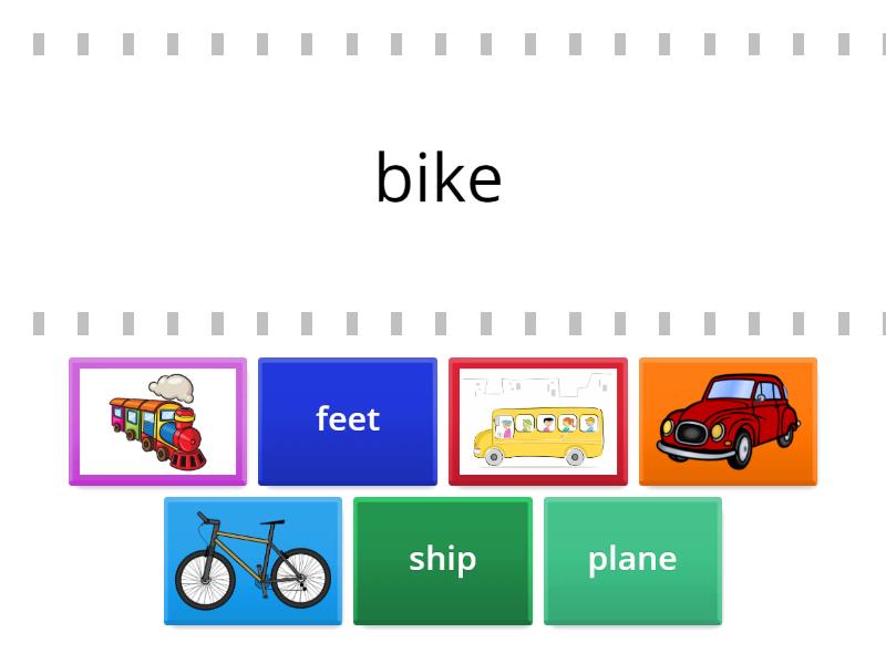 Means of transport (7) - Find the match