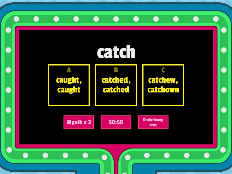 Past Simple - Irregular verbs (quiz) - Gameshow quiz