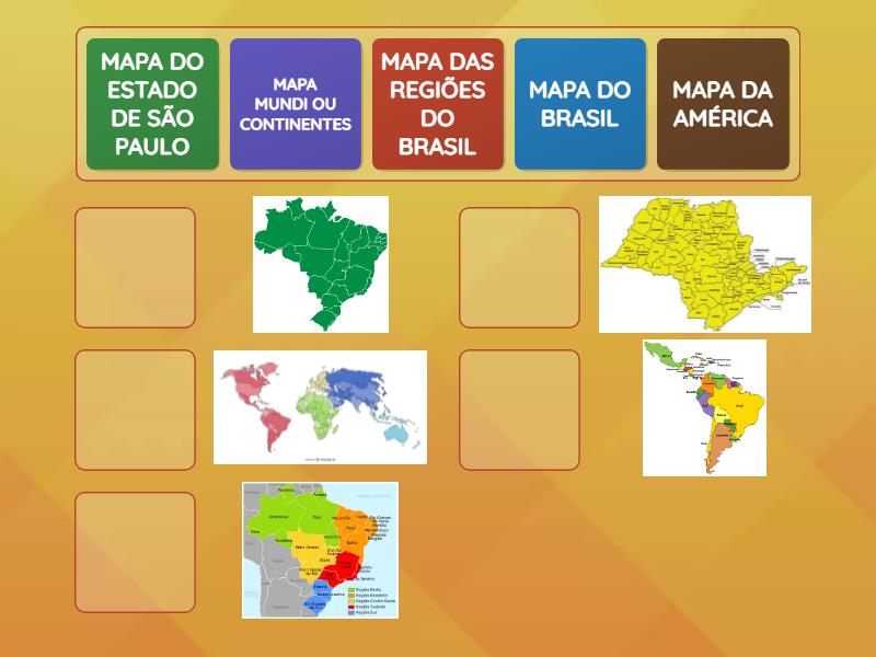 Identifique os Mapas - Match up