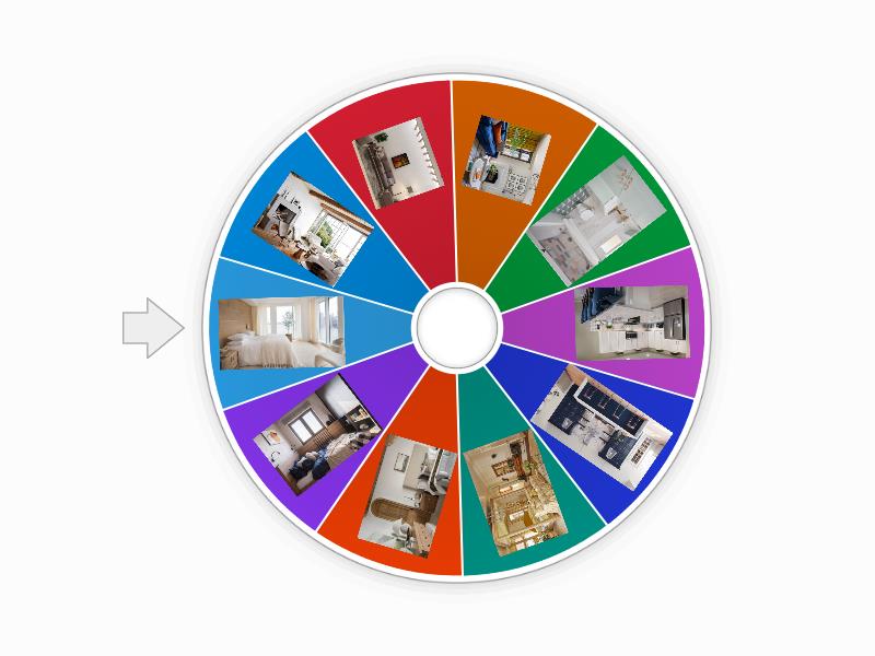 Choose a room - Spin the wheel