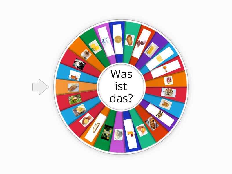 Essen und trinken- 1. Klasse - Random wheel
