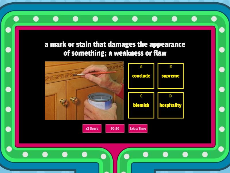 : Sadlier Connect Level Blue Unit #5 Vocabulary Words - Gameshow quiz