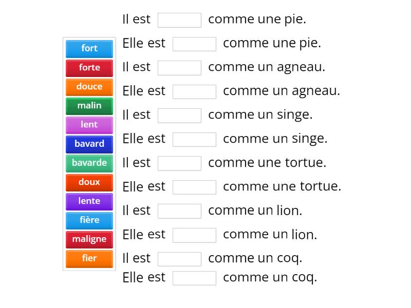 Les Loustics 2 Unité 4 Leçon 5 - Adjectifs et les expressions ...