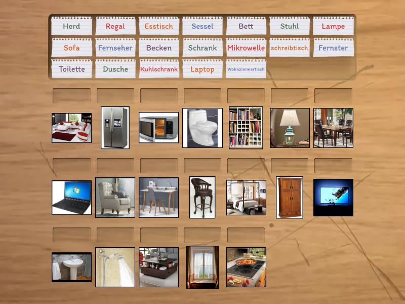 German Furniture - Match up