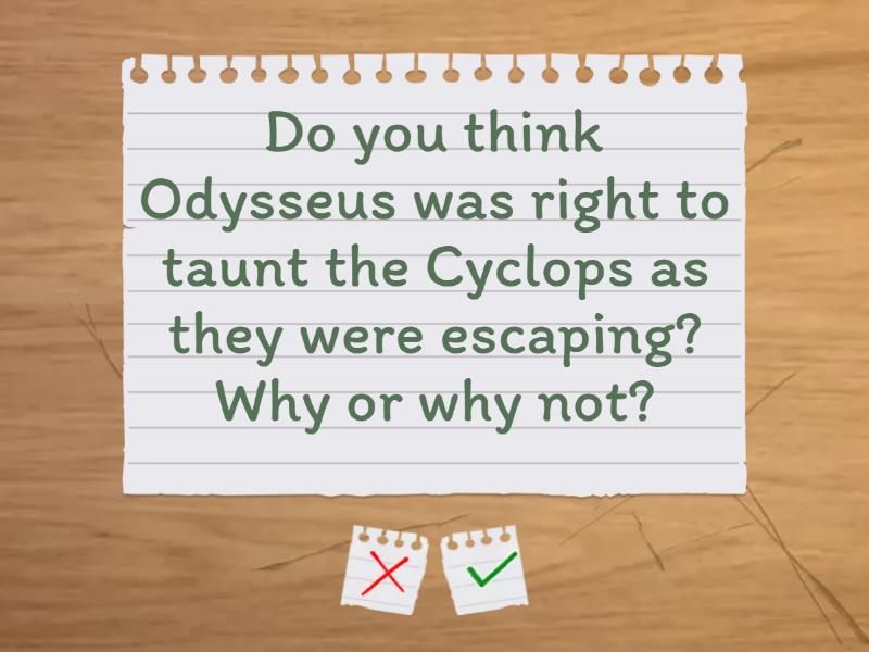 GR07_The Tale of Odysseus and the Cyclops - Flash cards