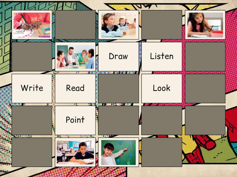 Team together 1 Classroom language - Matching pairs