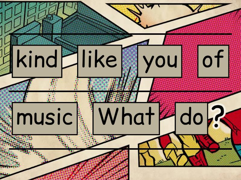 Present Simple questions - Unjumble