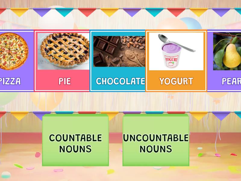 Week 1 Jul - GE3 - SUMMER COURSE: Uncountable & Countable Nouns - Speed sorting