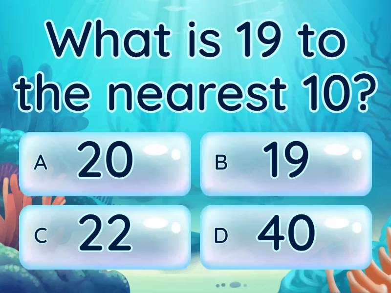 Rounding nearest 10 & 100 - Quiz
