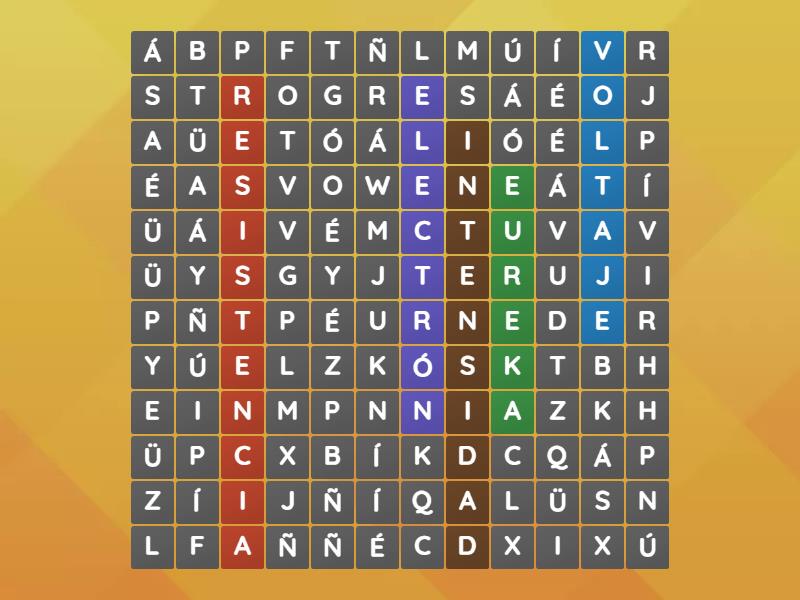 Sopa de letras sobre electricidad - Wordsearch