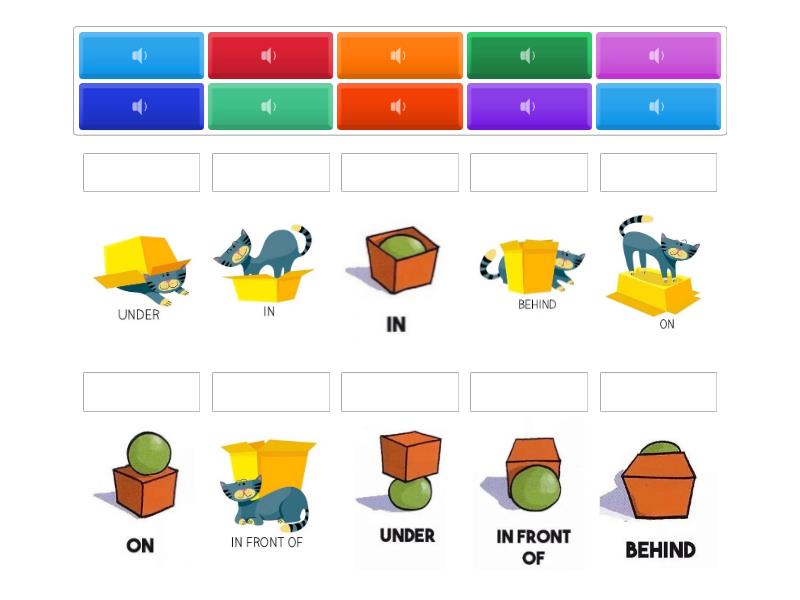 Prepositions - Match up