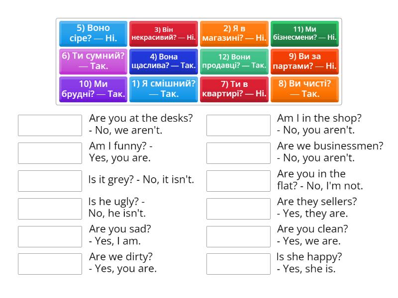 Level 2 lesson 11 translation - Match up