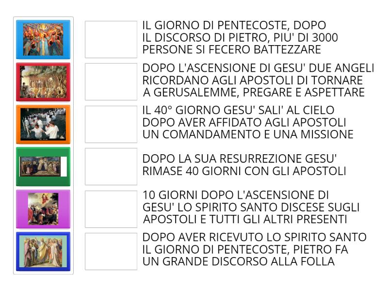 ASCENSIONE E PENTECOSTE - Match up