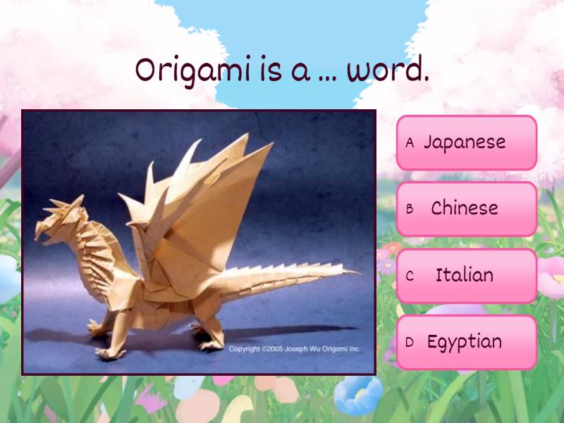 Origami - Quiz