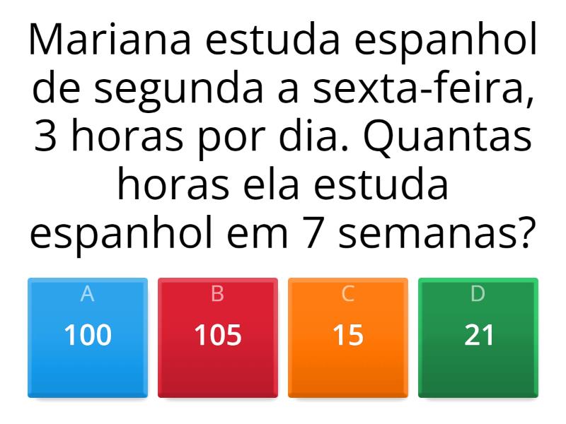 Revisão - 4° ano - Quiz