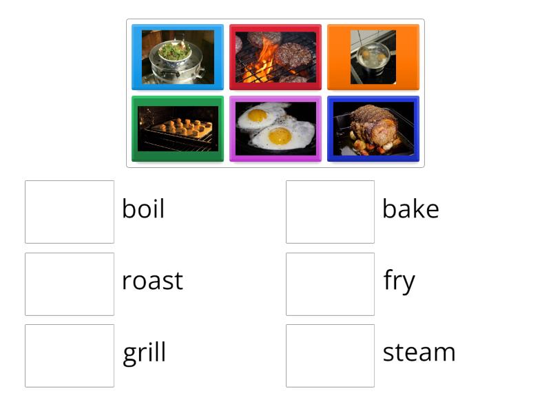 Cooking Methods - Match up