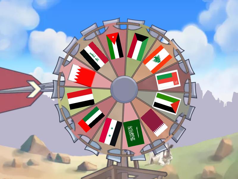 The Asian Arab Countries - Spin the wheel