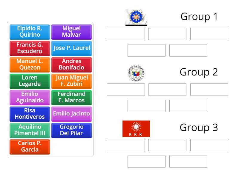 Grouping Game! - Group sort