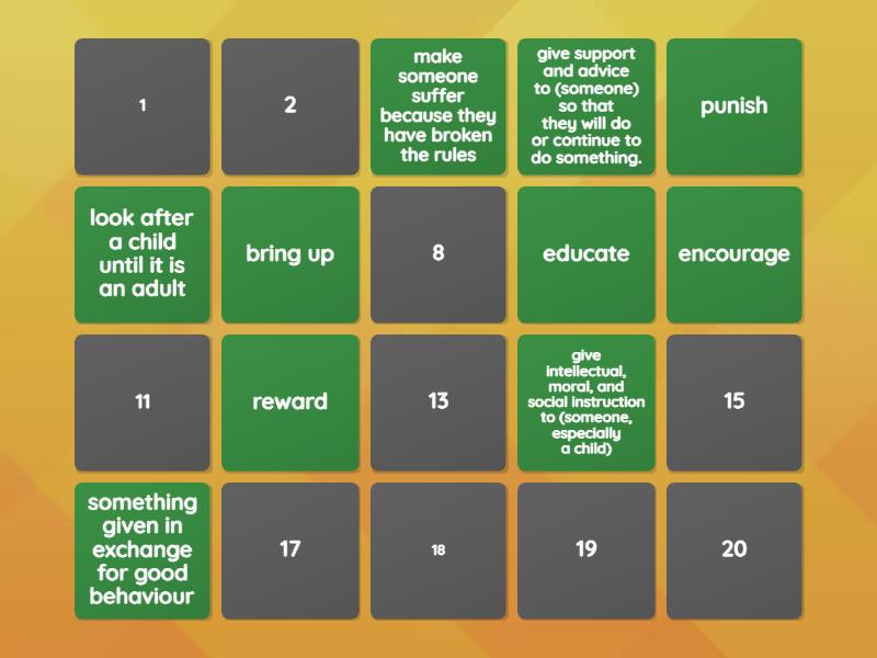 Unit 7c- Life 5 - Matching pairs
