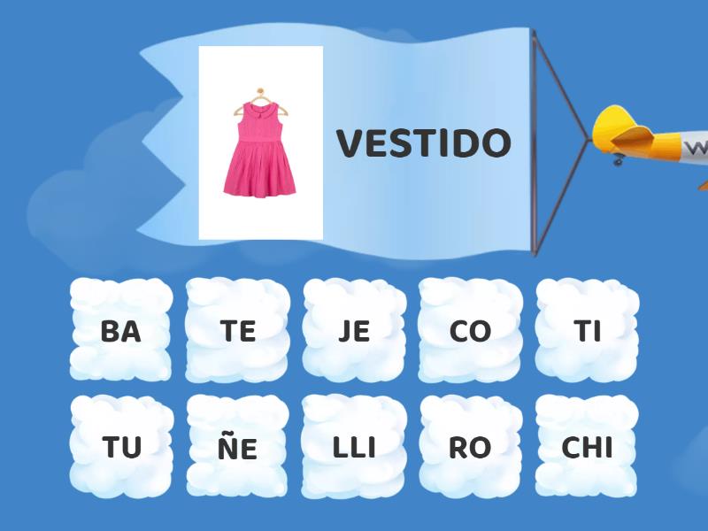 ¿CUÁL ES LA SÍLABA DEL MEDIO DE LA PALABRA...? - Find the match