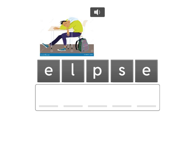 CONNECT PLUS 1 UNIT 3 LESSON 2&3 SPELLING TEST - Anagrama