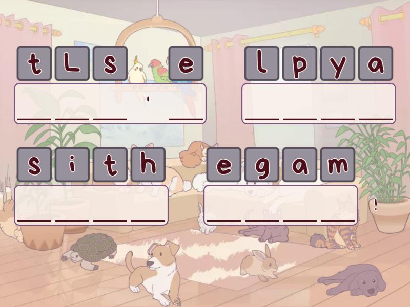 kids 6 lesson 1 - Anagram