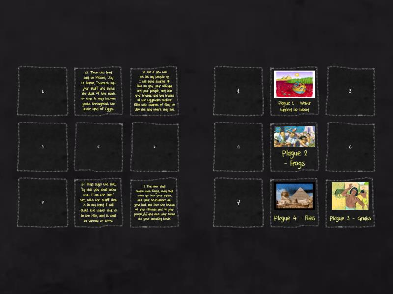 Moses Part 3 - Matching pairs