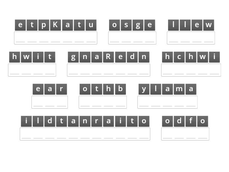 Ketupat scramble! - Anagram