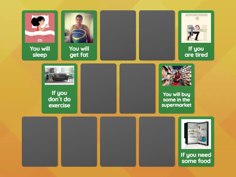 First conditional - Parejas