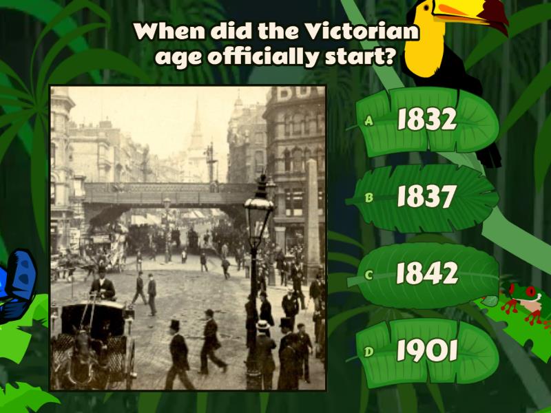 The Victorian Age and the Age of Anxiety - Quiz