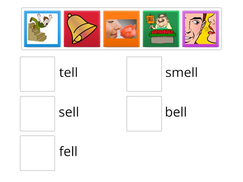 ell word family - Match up